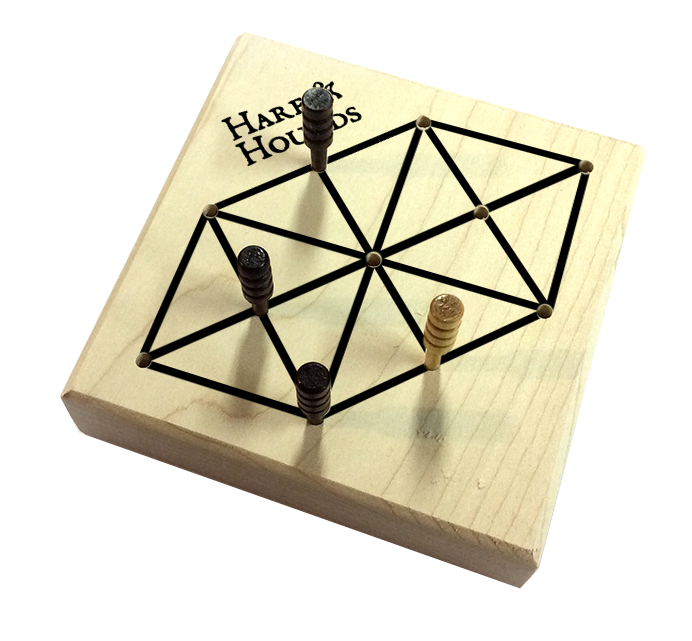Hare & Hounds French Abstract Strategy Board Game – NewVenture Games LLC